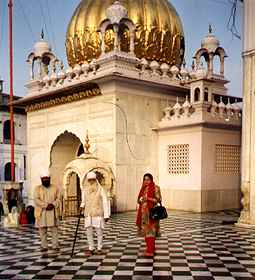The Baoli Sahib at Goindwal.The tank with 84 steps. It is believed that ...